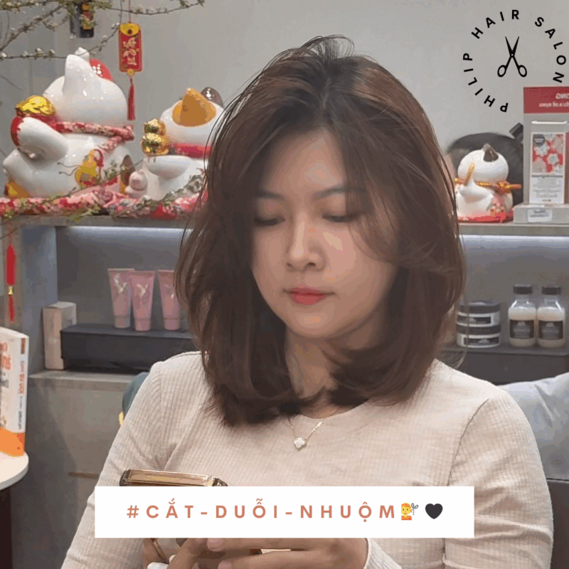 Cắt tóc cho mặt tròn Quận 3 – Kiểu tôn dáng hoàn hảo - Philip Hair Salon